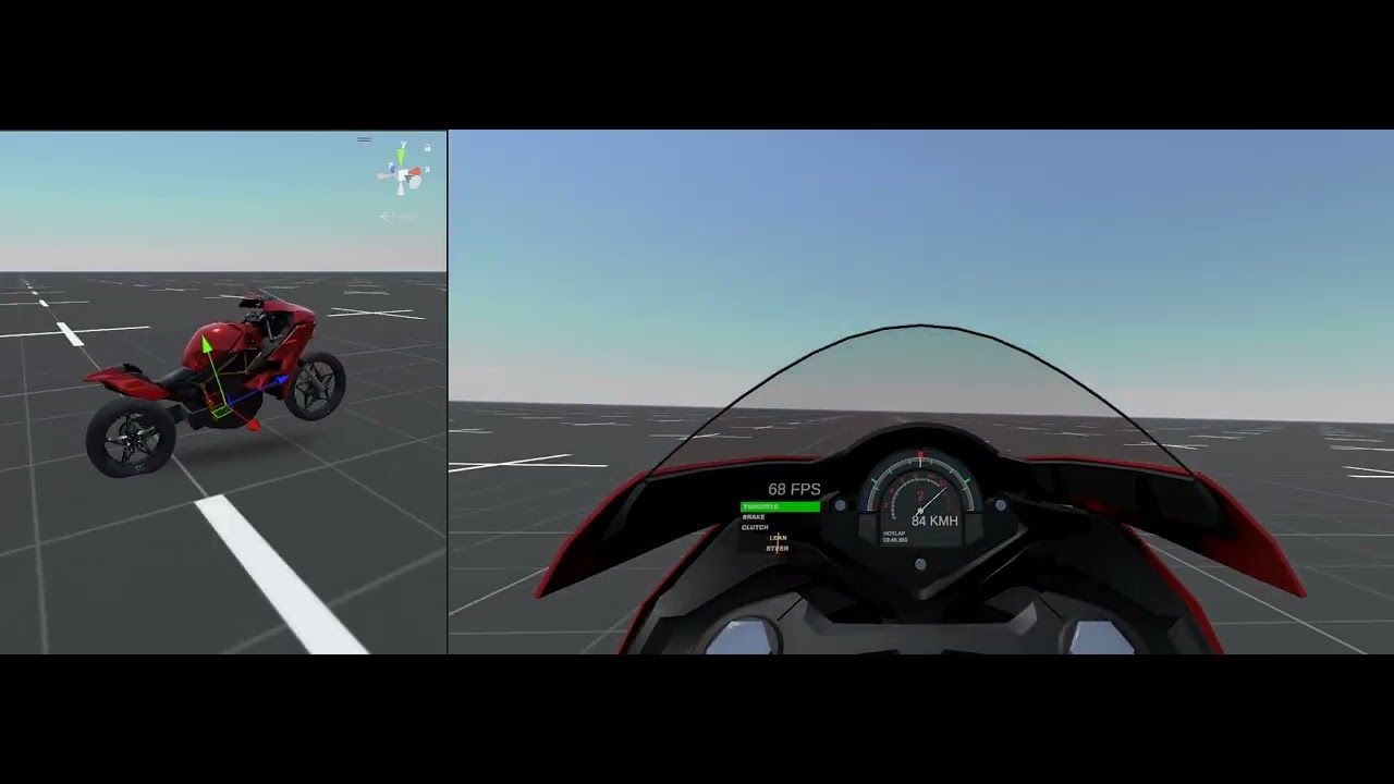 Unity WheelCollider motorcycle weave and acceleration - YouTube
