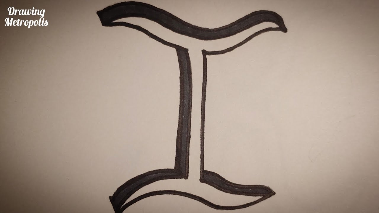 Drawing the Uppercase Cursive Letter I in 3D (9/26) - YouTube