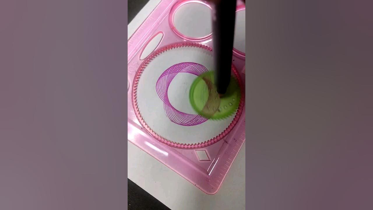 Do you like the sound of spirograph??? #youtubeshorts #spirograph #diy ...