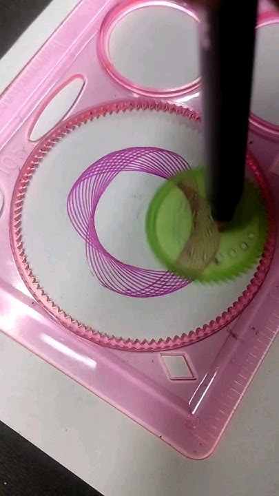 Do you like the sound of spirograph??? #youtubeshorts #spirograph #diy ...