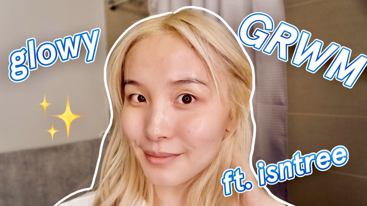 Glowy korean skincare morning routine GRWM - YouTube