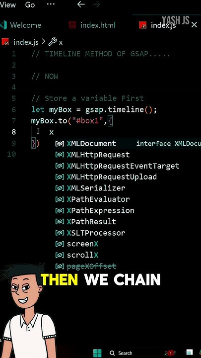 Gsap Timeline Method Tutorial Day3 #gsap #coding #programming #development #javascript #codepen ...