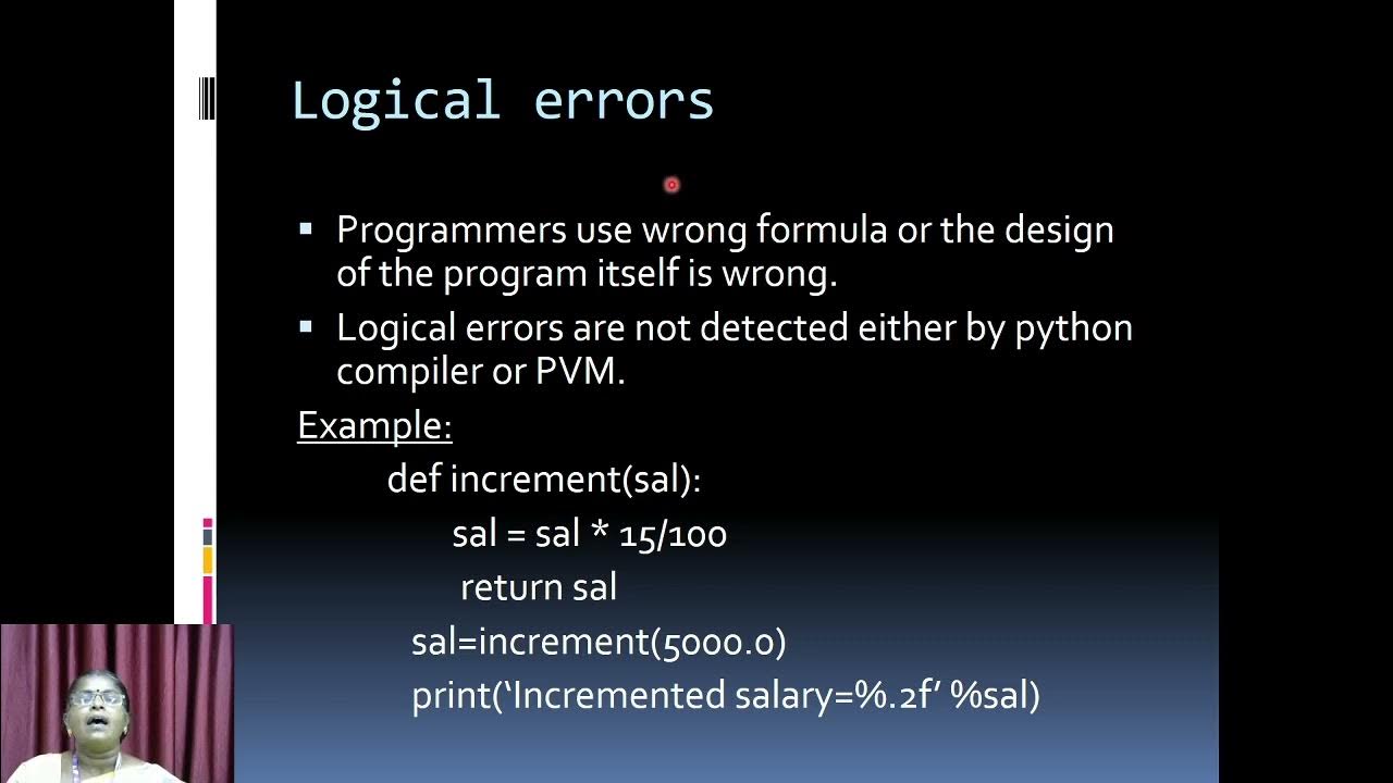 Exceptions - Introduction | Python Programming | V.H.N.S.N.College (Autonomous) - YouTube