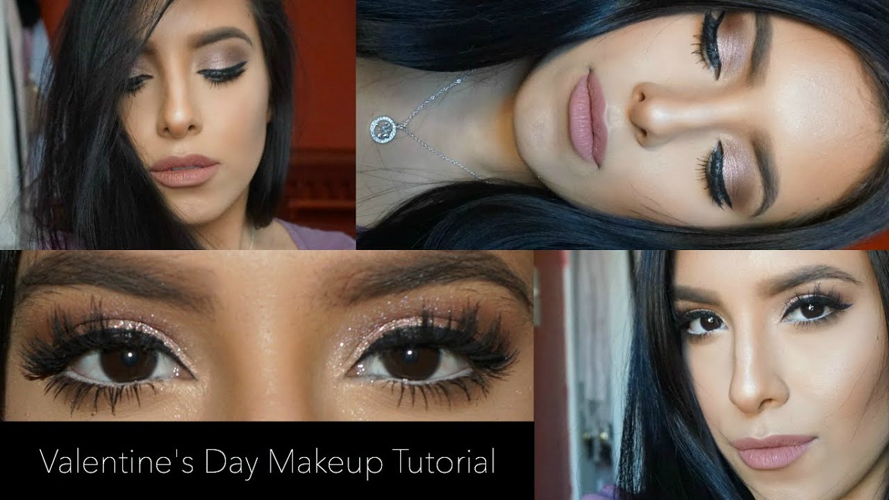 Valentine's Day Makeup Tutorial | 2016 - YouTube