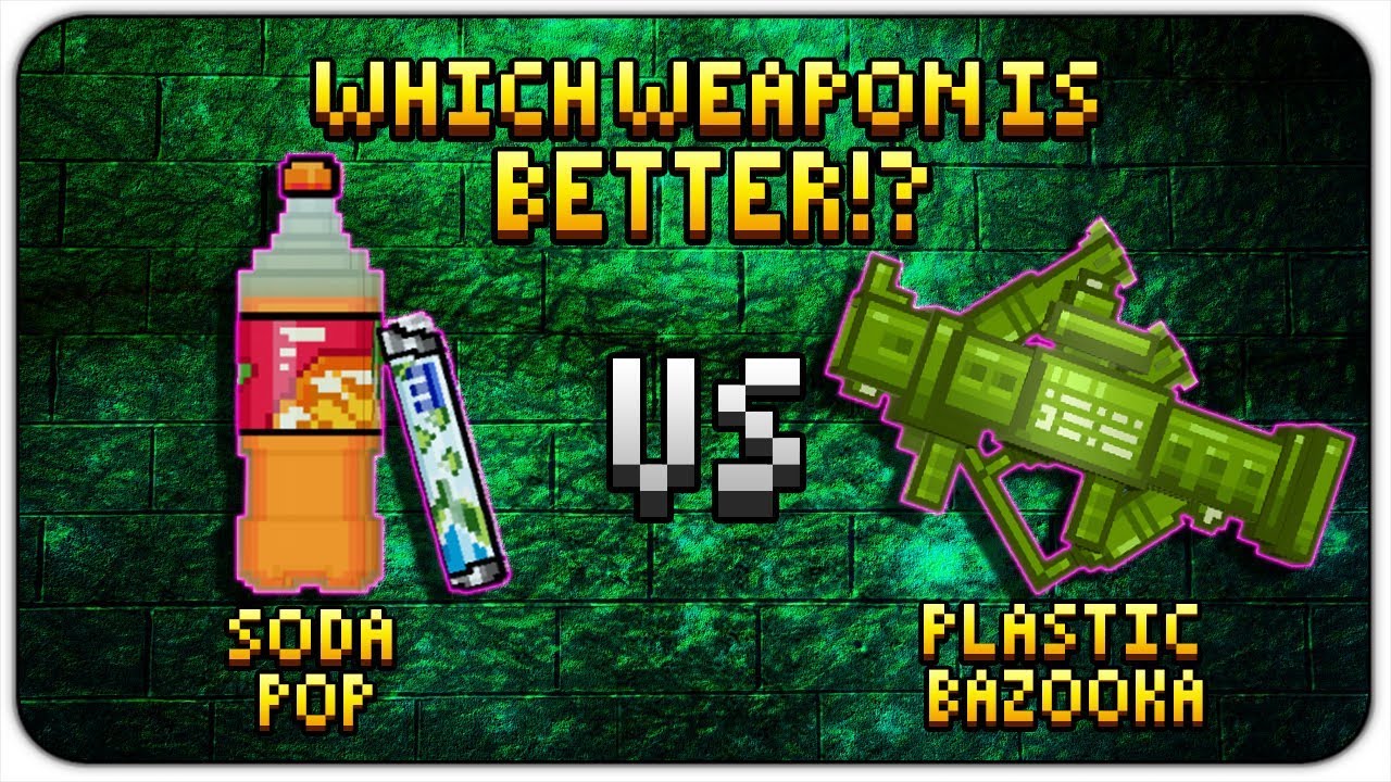 Soda + Pop VS Plastic Bazooka (Pixel Gun 3D) - YouTube
