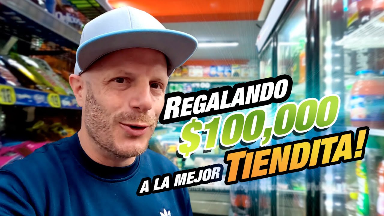 ¡REGALANDO $100,000 a la mejor TIENDITA! | FACUNDO - YouTube