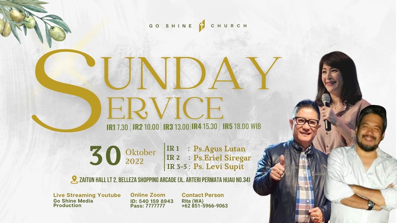 PS. LEVI SUPIT, SUNDAY SERVICE SESI 3, 30 OKTOBER 2022 - YouTube