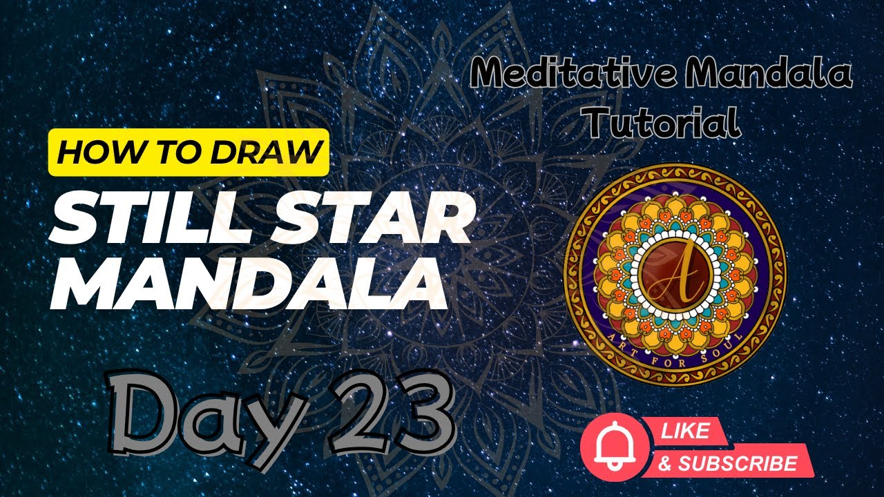 Star Mandala | Mindful Art for Instant Inner Peace | Meditative Drawing ...