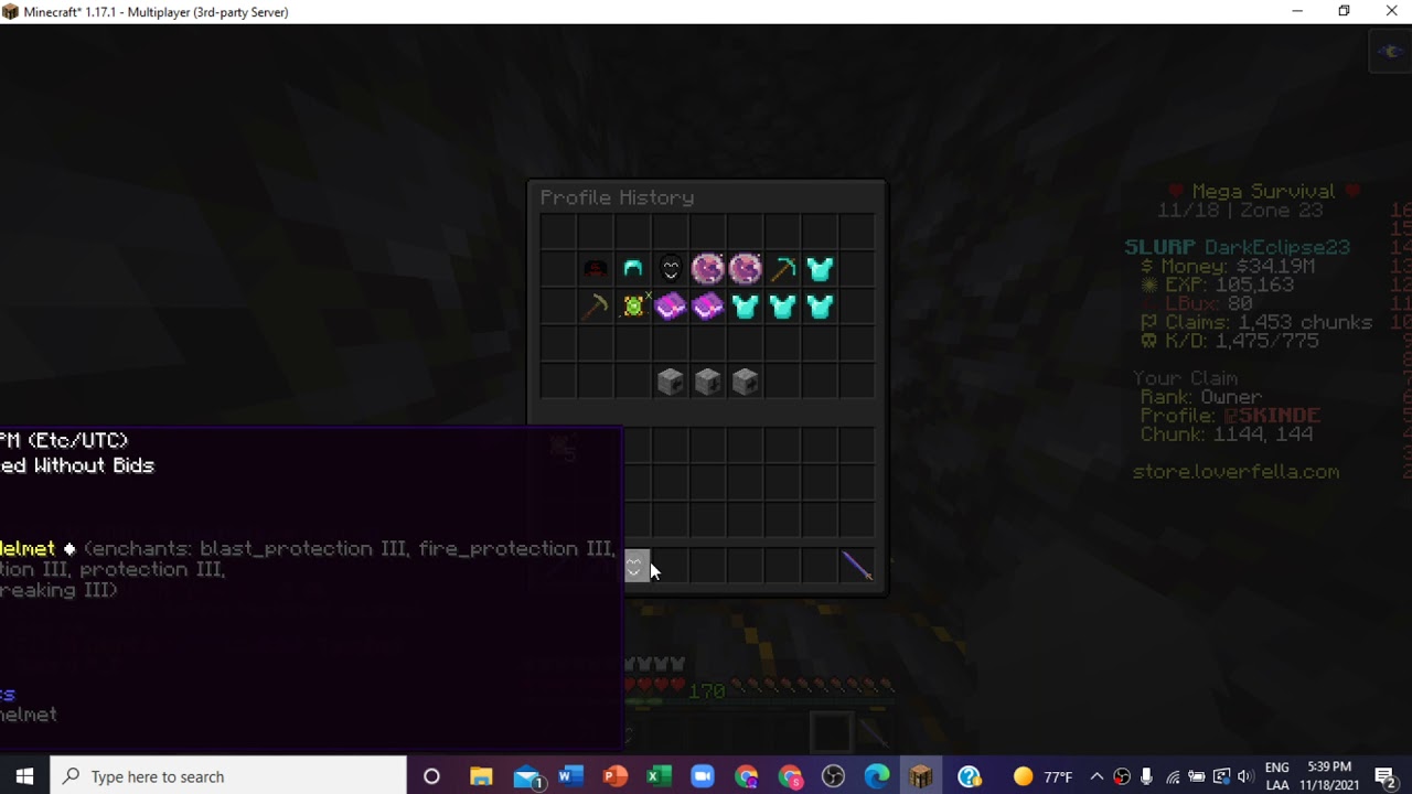 new skin on the loverfella server? - YouTube