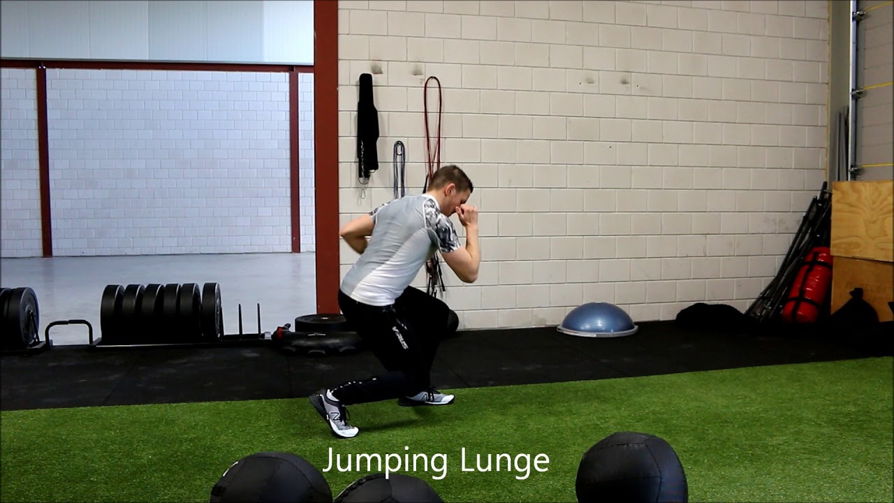 Plyometric Jumping Lunge - YouTube