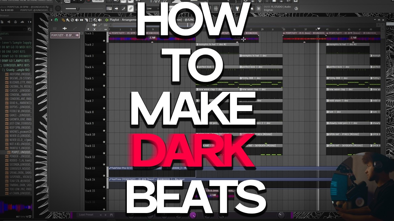 how to make DARK beats like a PRO - YouTube