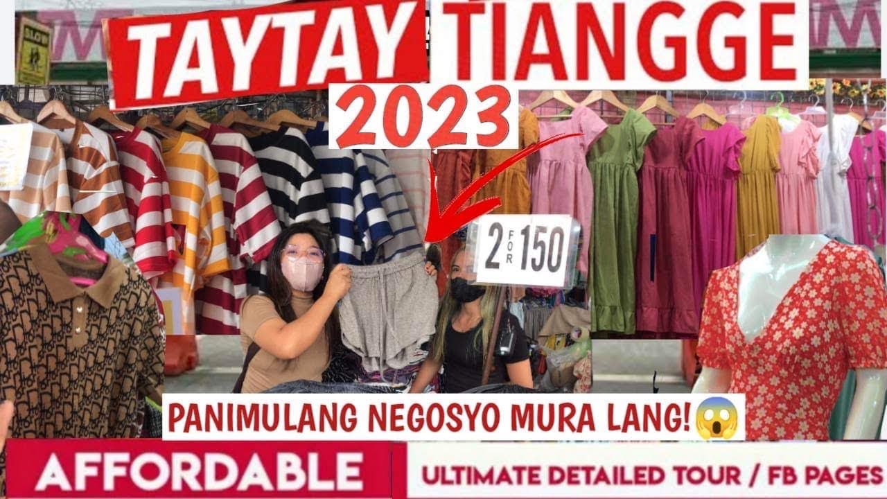 Taytay Mega Grand Tiangge 2023! Update Price Stalls and FB page! Trendy ...