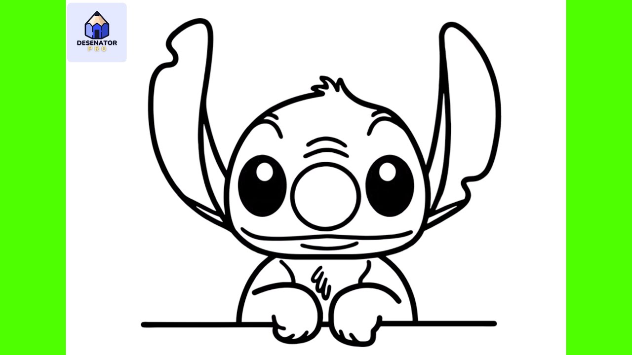 Cum Sa Il Desenezi Pe STITCH | Usor Pas cu Pas Tutorial pentru ...