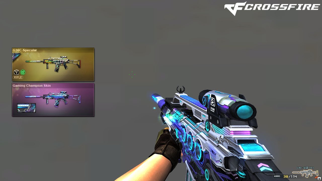 CF Preview | G36C-Specular Gaming Champion (VVIP Skin) - YouTube