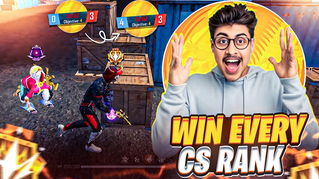 How To Win Every CS-RANK in Free Fire 🥷🔥 || Free Fire Pro Tips And ...