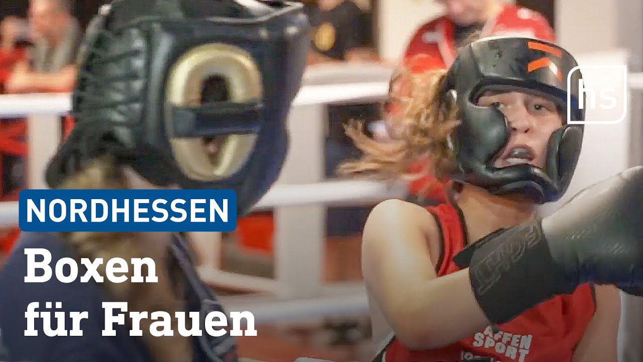 Wettkampfsparring – Frauen-Boxen in Kassel | hessenschau - YouTube