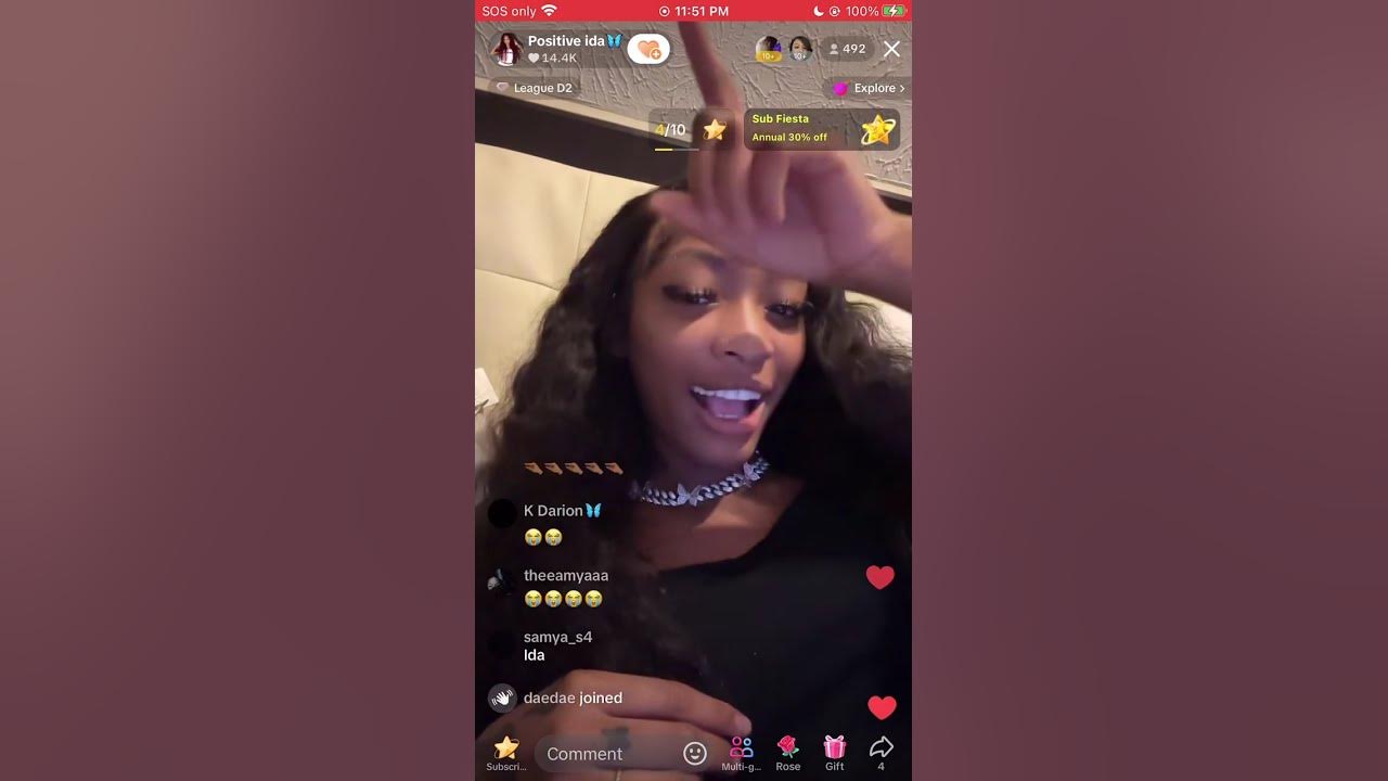 Positive Ida TikTok Live Part 2 - YouTube