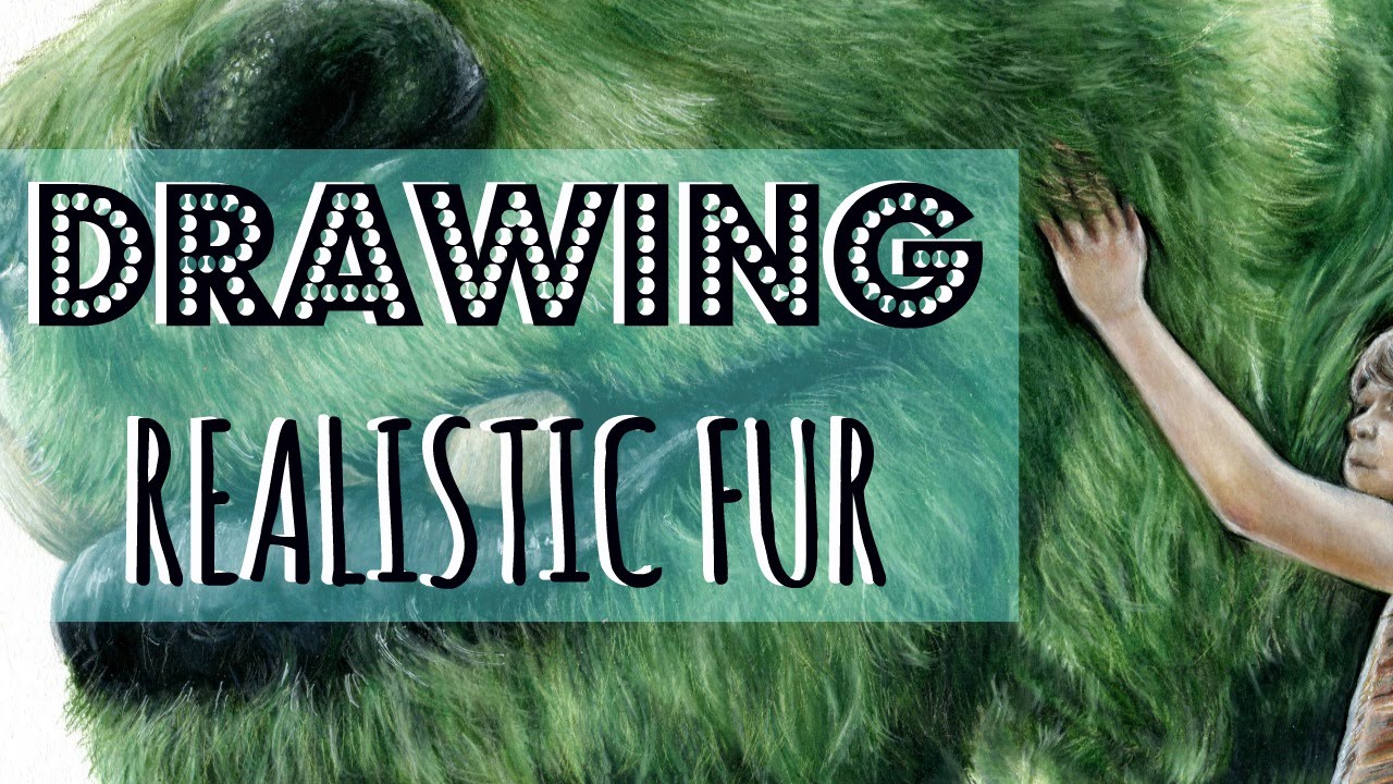 HOW TO DRAW FUR: Drawing Realistic Fur Tutorial Using Coloured Pencils ...
