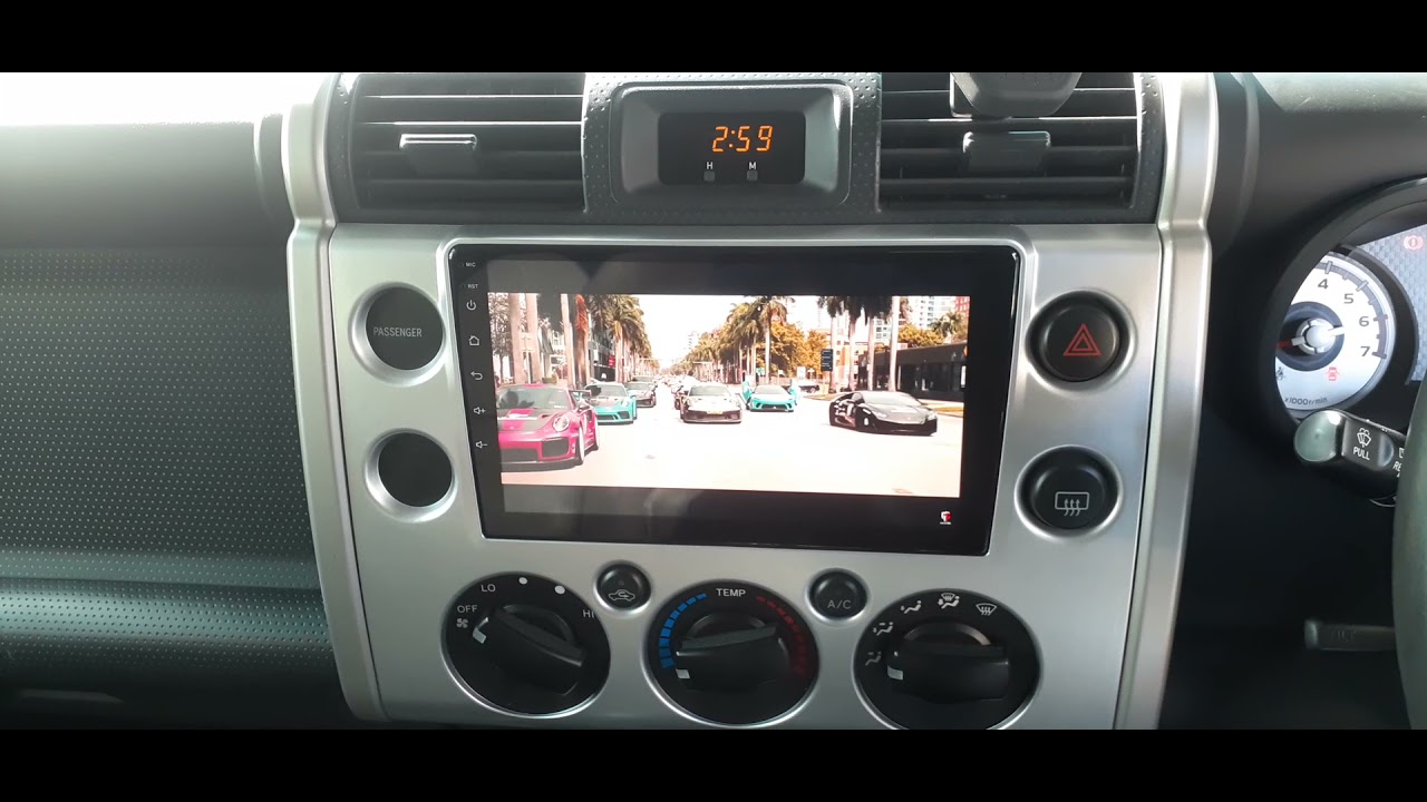 Toyota FJ Cruiser Android screen demo video - YouTube