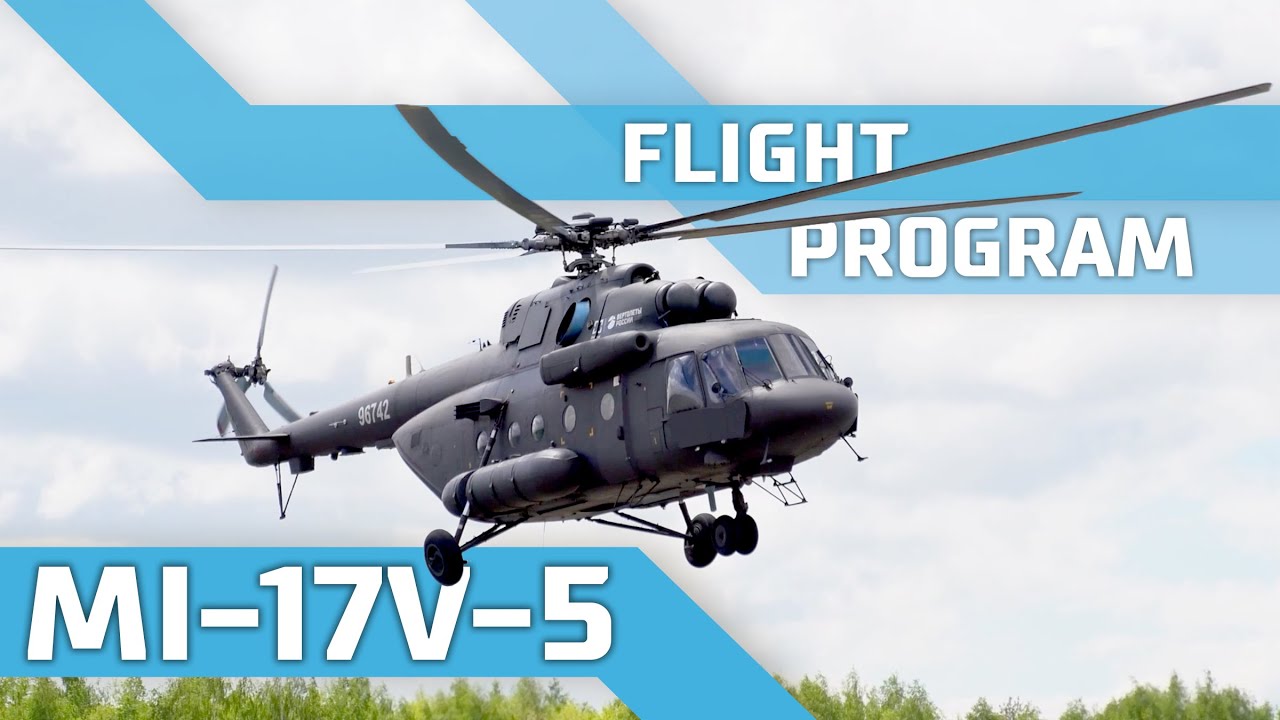 Mi-17V-5 helicopter Flight program - YouTube