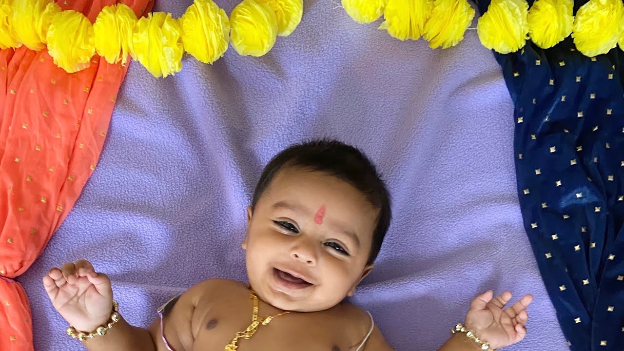 Advyth first vinayaka chavithi celebration|| 4 months - YouTube