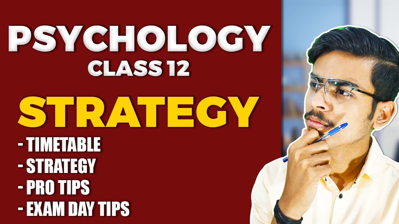 Psychology Strategy 🔥🔥 | Class 12 Humanities Board Exams 2024 - YouTube