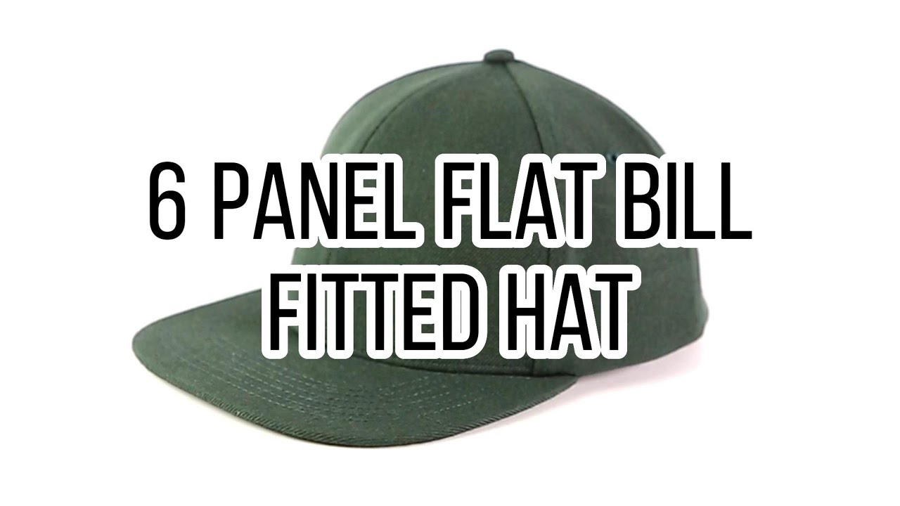 Snapback Hat 6 Panel Fitted hat - YouTube