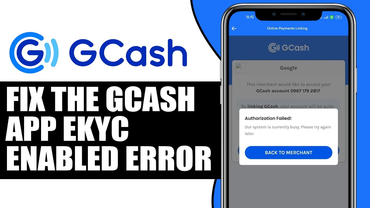 How to Fix GCash App EKYC Enabled Error (Solved) - YouTube