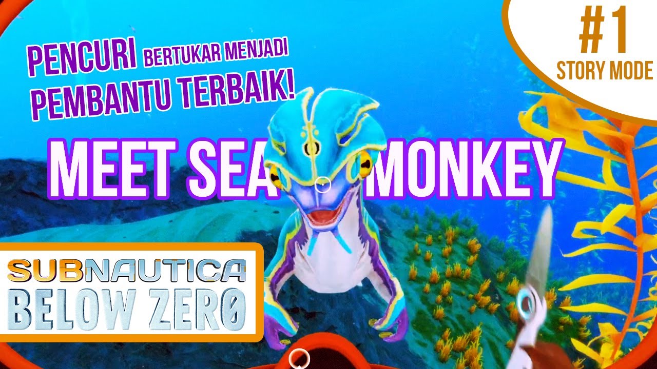 SEA MONKEY, PENCURI DAN PEMBANTU TERBAIK ANDA! 😎 | SUBNAUTICA BELOW ...