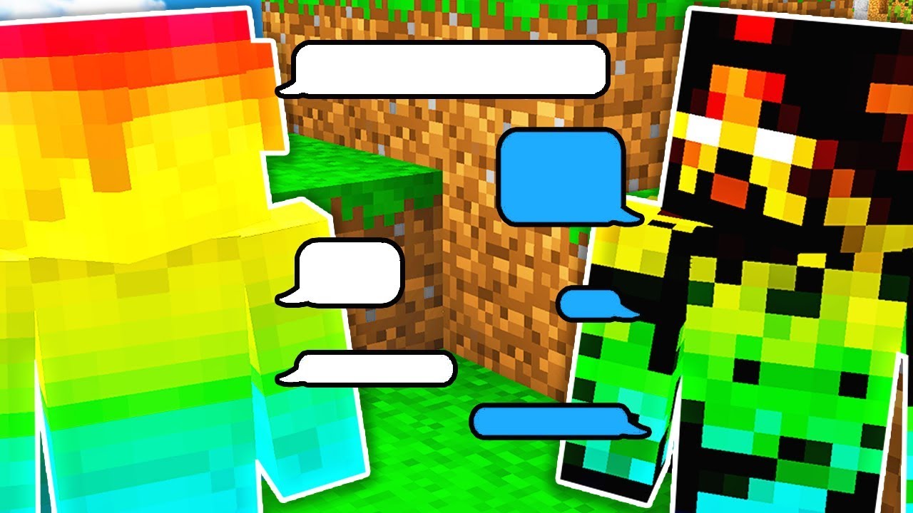 RAINBOW STEVE AND BOSS STEVE TALK TO EACHOTHER IN MINECRAFT! - YouTube