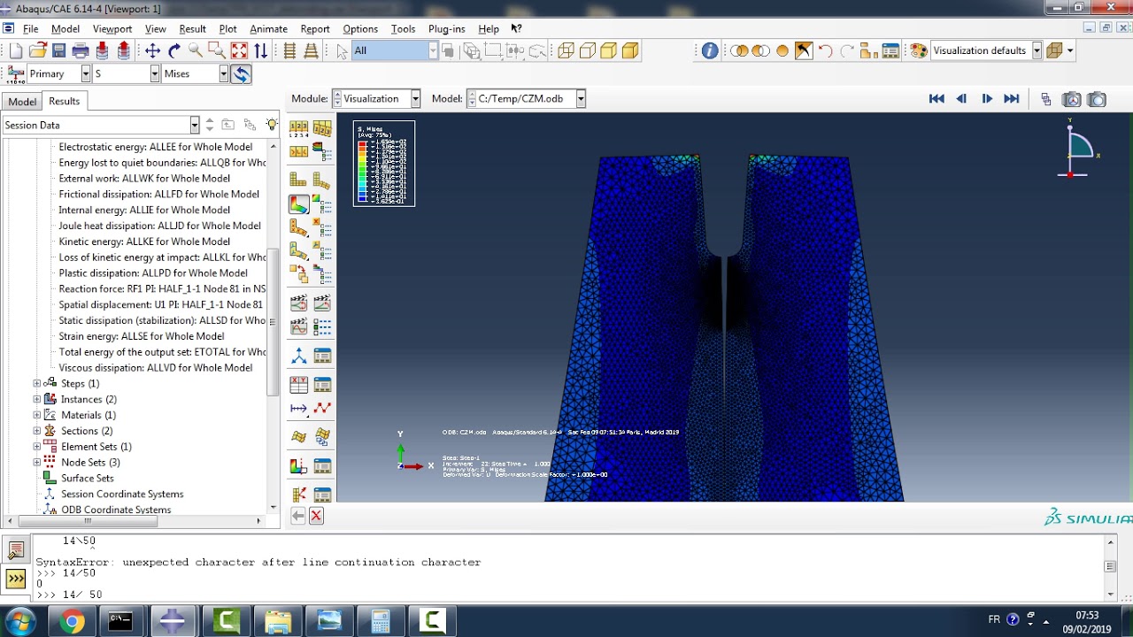 TP4_Part2_Cohesive behavior for bonded interface modeling in Abaqus - YouTube