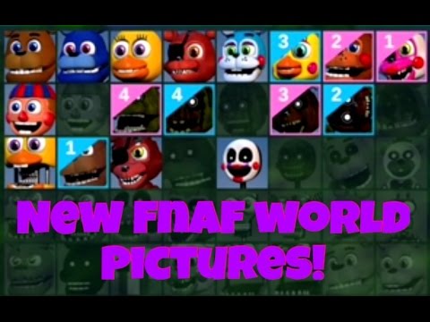 New FNAF WORLD Pictures! | New Bosses | - YouTube