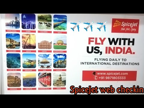 #SPICEJET #WEB #CHECKIN #ONLINE - YouTube
