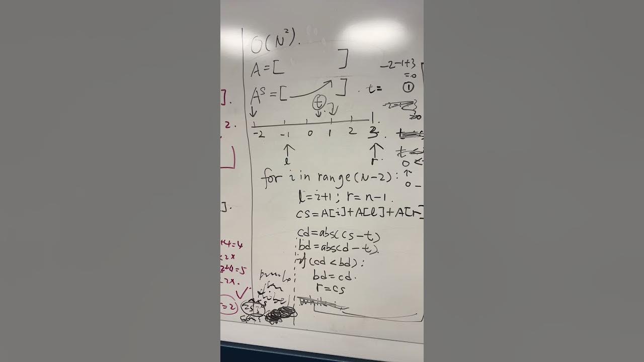 Leetcode 3Sum closest - YouTube