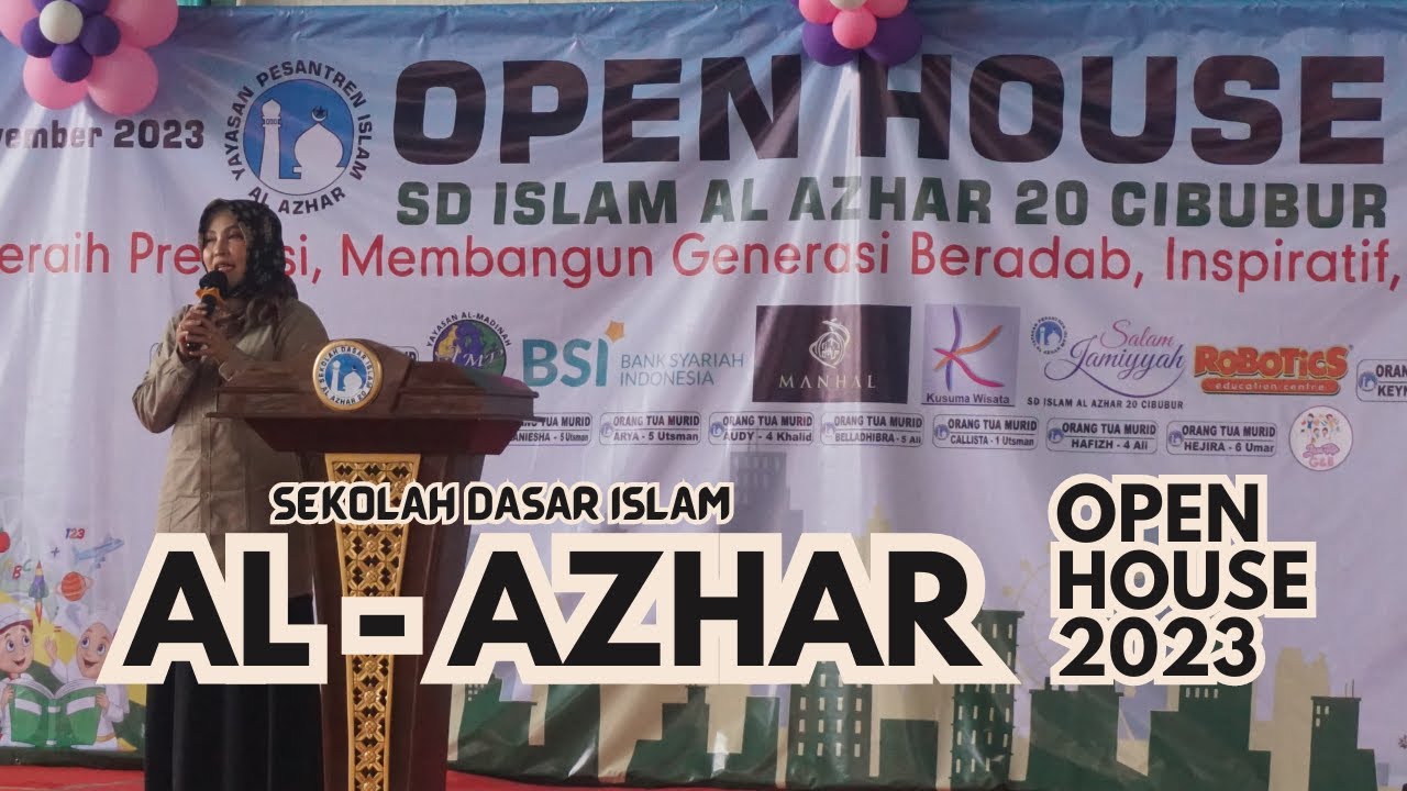 Open House SD Islam Al Azhar 20 Cibubur 2023 - Part 03 - YouTube