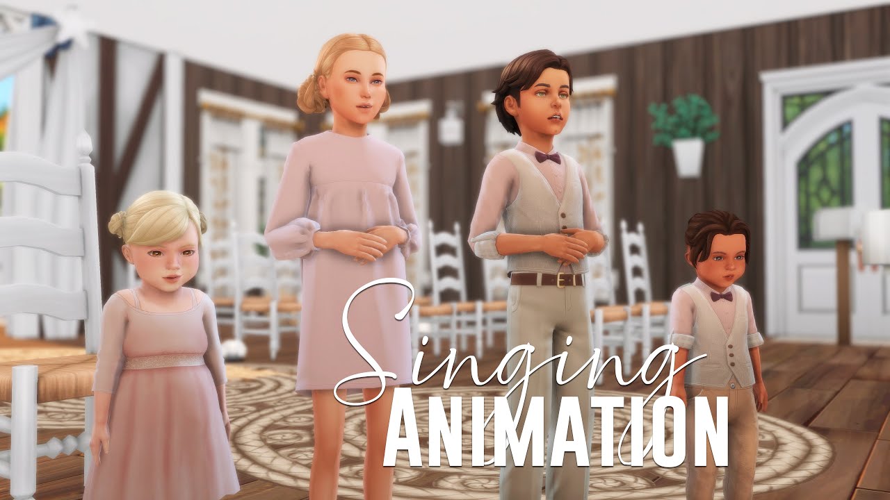 Singing animation for kids and toddlers | The Sims 4 - YouTube
