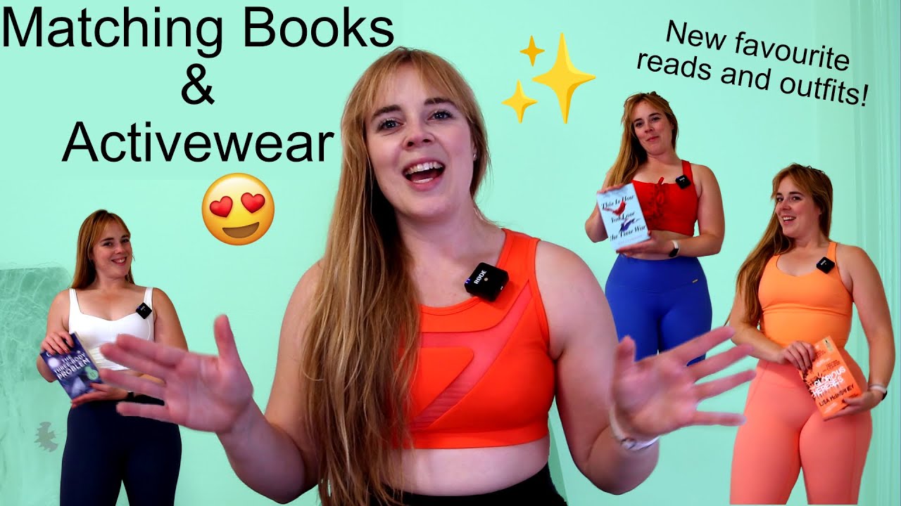 Matching My Activewear Outfits To Book Covers | Books & Activewear ...