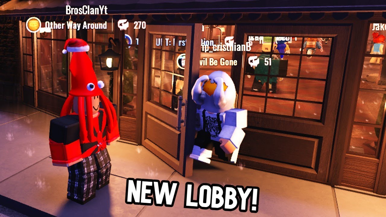ROBLOX DOORS - NEW Updated Lobby Showcase (You can go outside the lobby ...