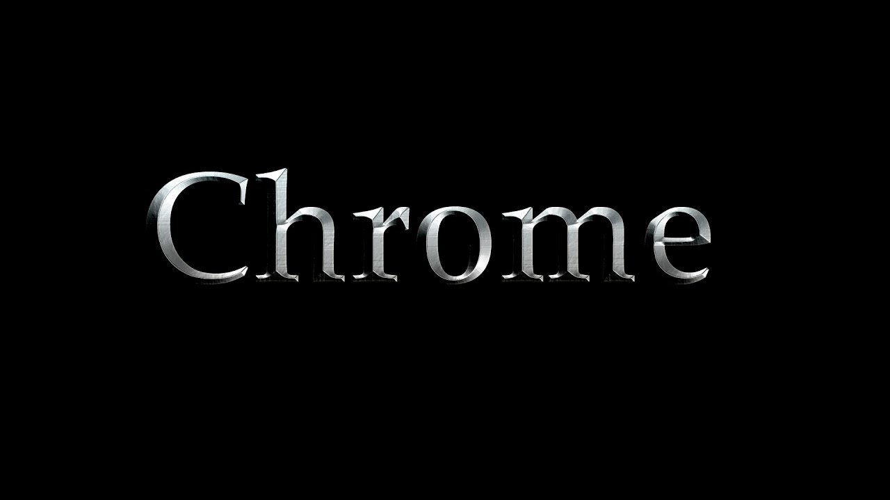How to make cool chrome text in photoshop by:Vivi - YouTube