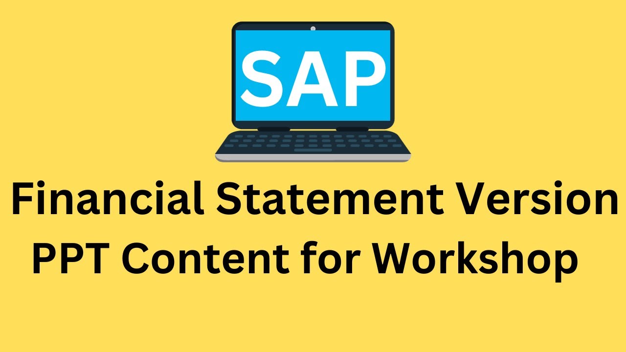 Financial Statement Version in SAP - YouTube