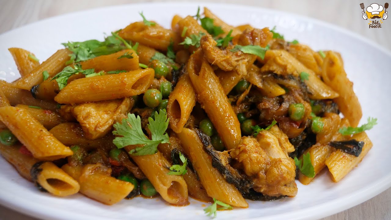 Pasta Biryani | Kid's Lunchbox Special | Chicken Pasta Biryani Recipe ...