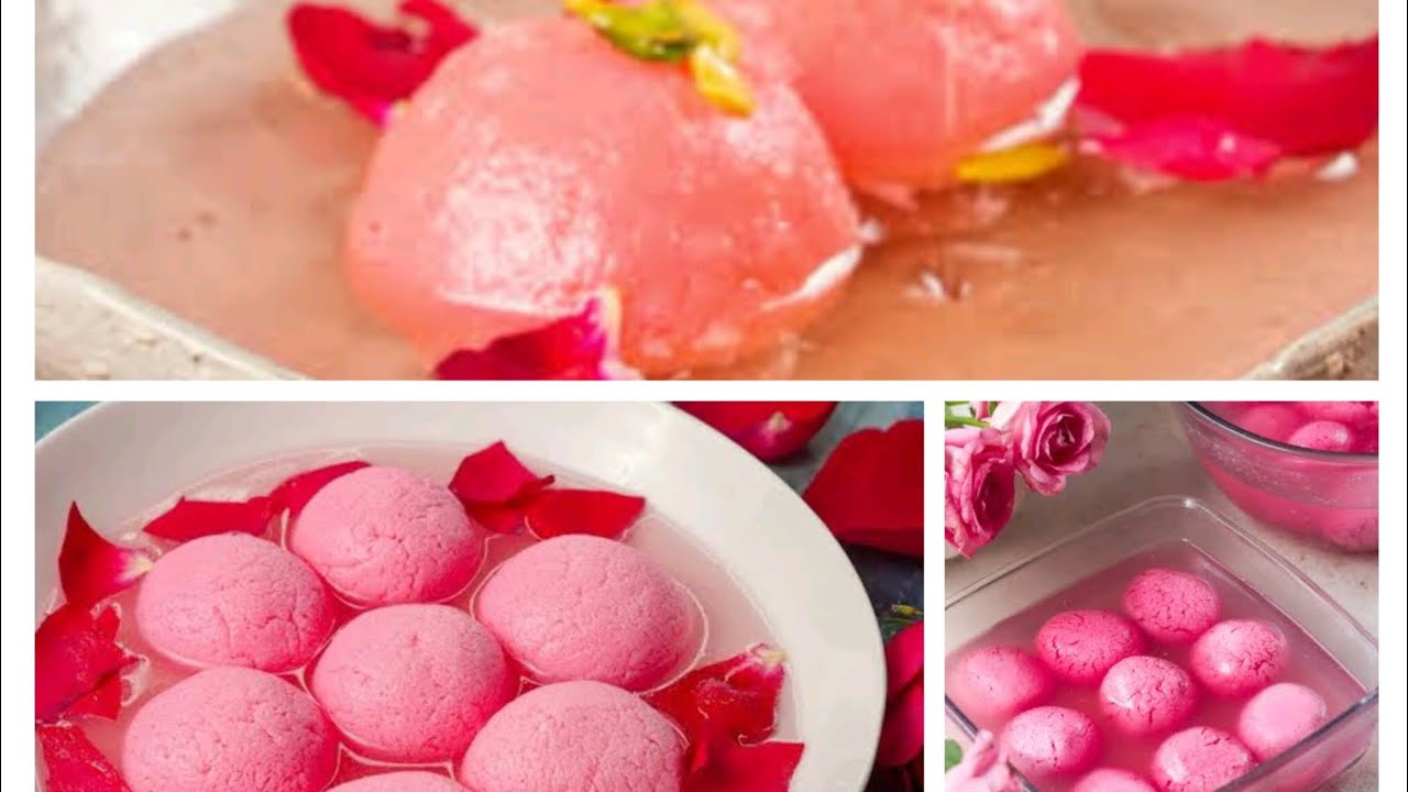Rose rasgulla recipe | रोज रसगुल्ला कैसे बनाये - YouTube