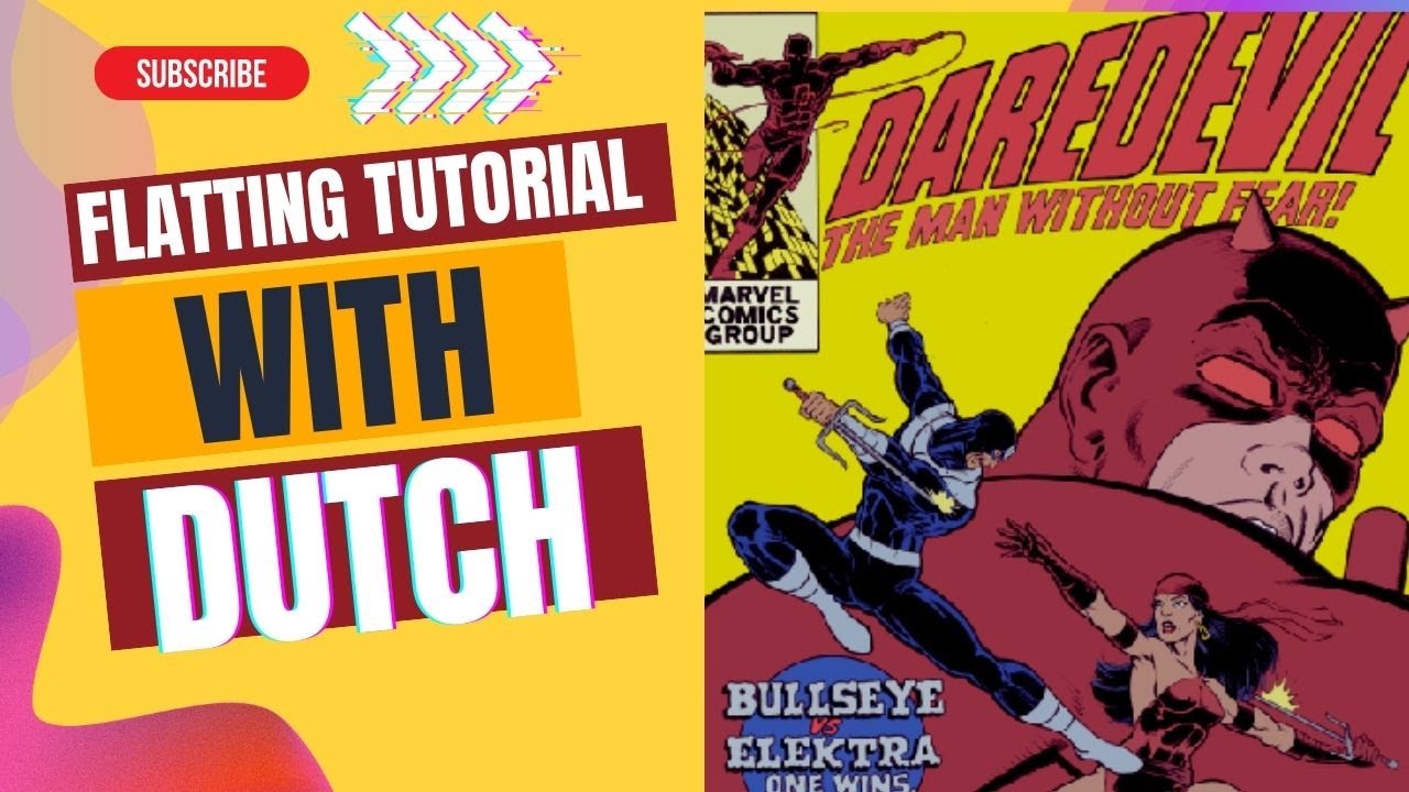 Flat Comic Colouring tutorial and Chat! - YouTube