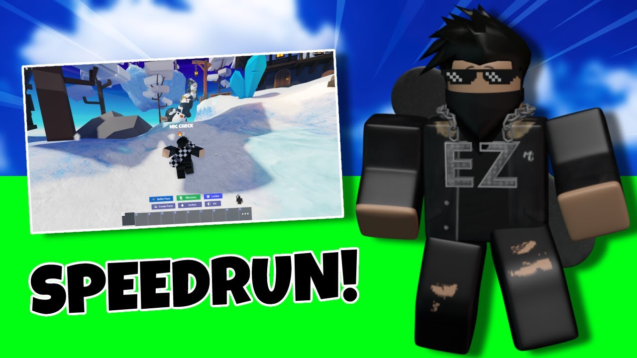 Speedrunning In Roblox Bedwars Youtube