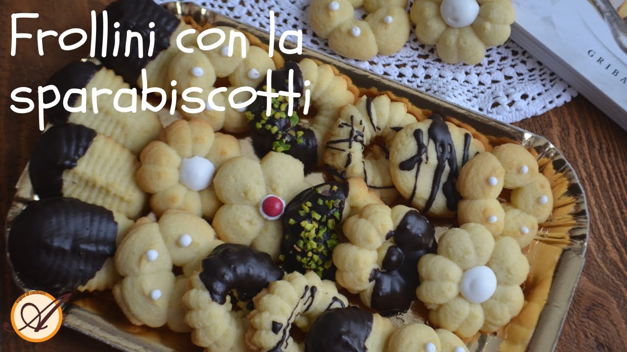 Frollini con la sparabiscotti - Tanti biscotti con un unico impasto ...