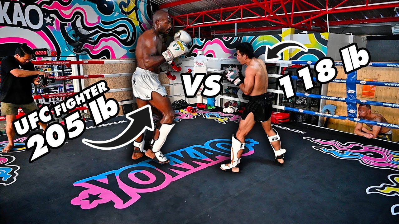 Muay Thai Sparring | BIG Vs Small UFC’s Khalil Rountree Jr. Vs Tay ...