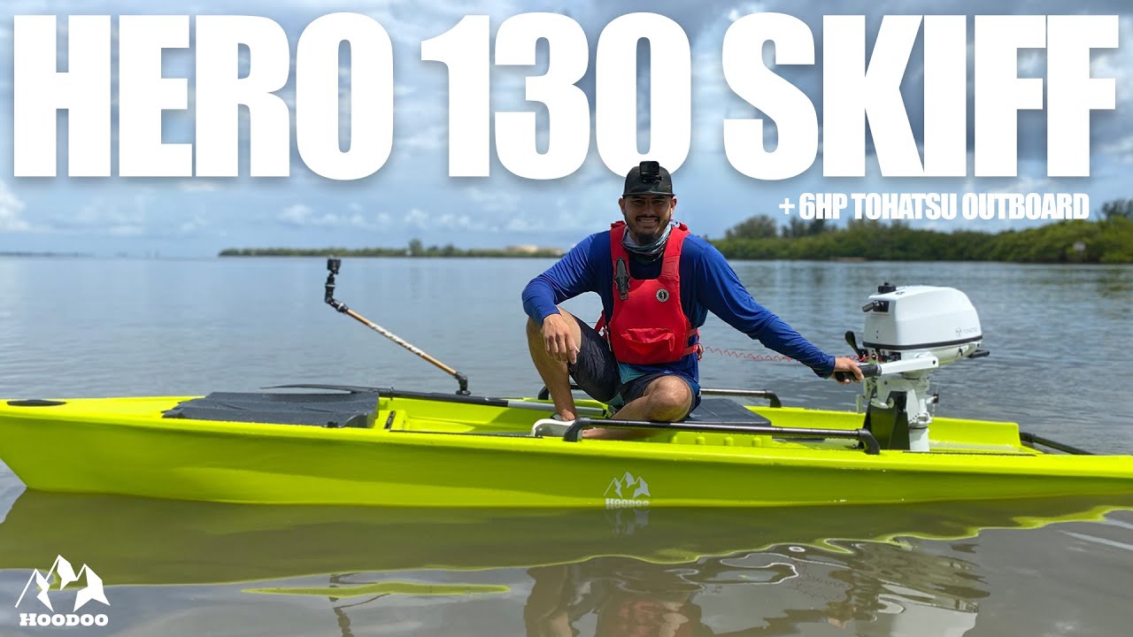 HooDoo HERO 130 SKIFF & 6HP Tohatsu Outboard REVIEW - YouTube