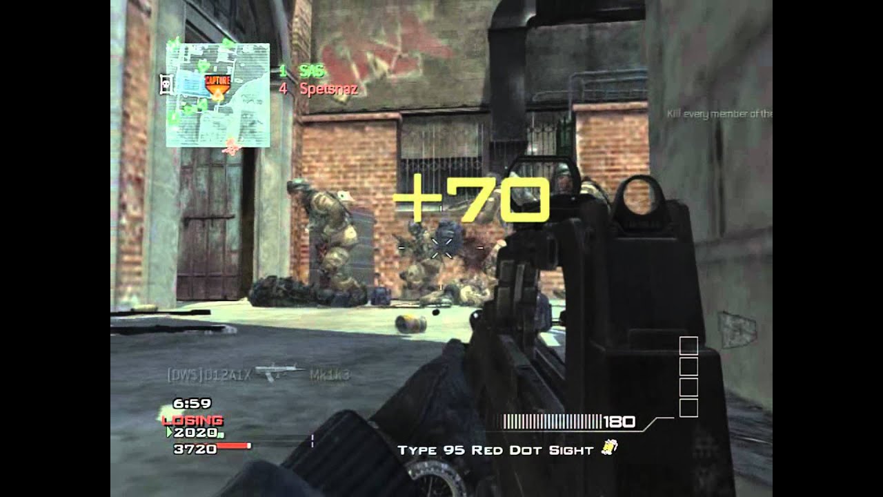 MW3 Type 95 Triple Kill Feed Drop Zone - YouTube