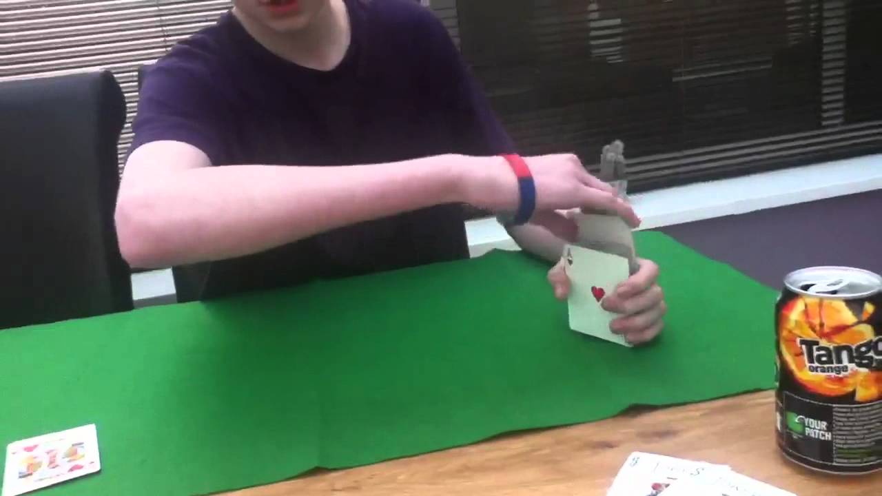 The flying cards trick tutorial. - YouTube