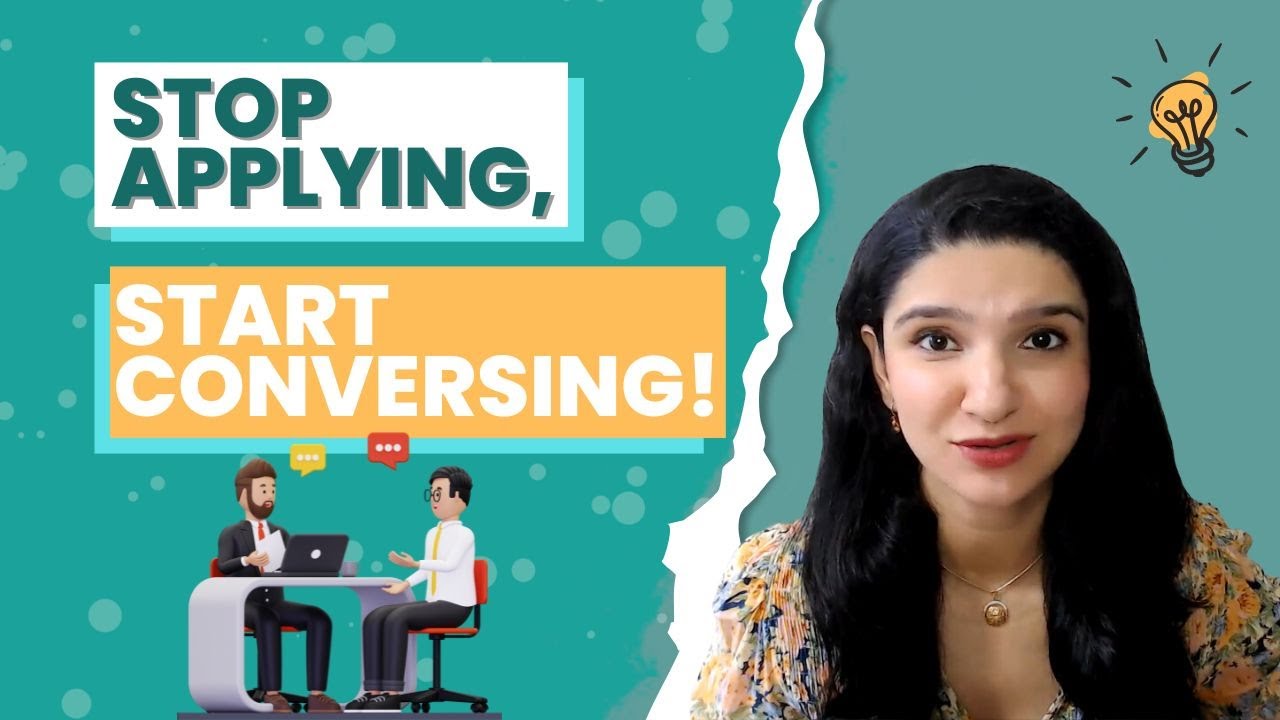 Transforming Your Job Search from Applications to Conversations - YouTube